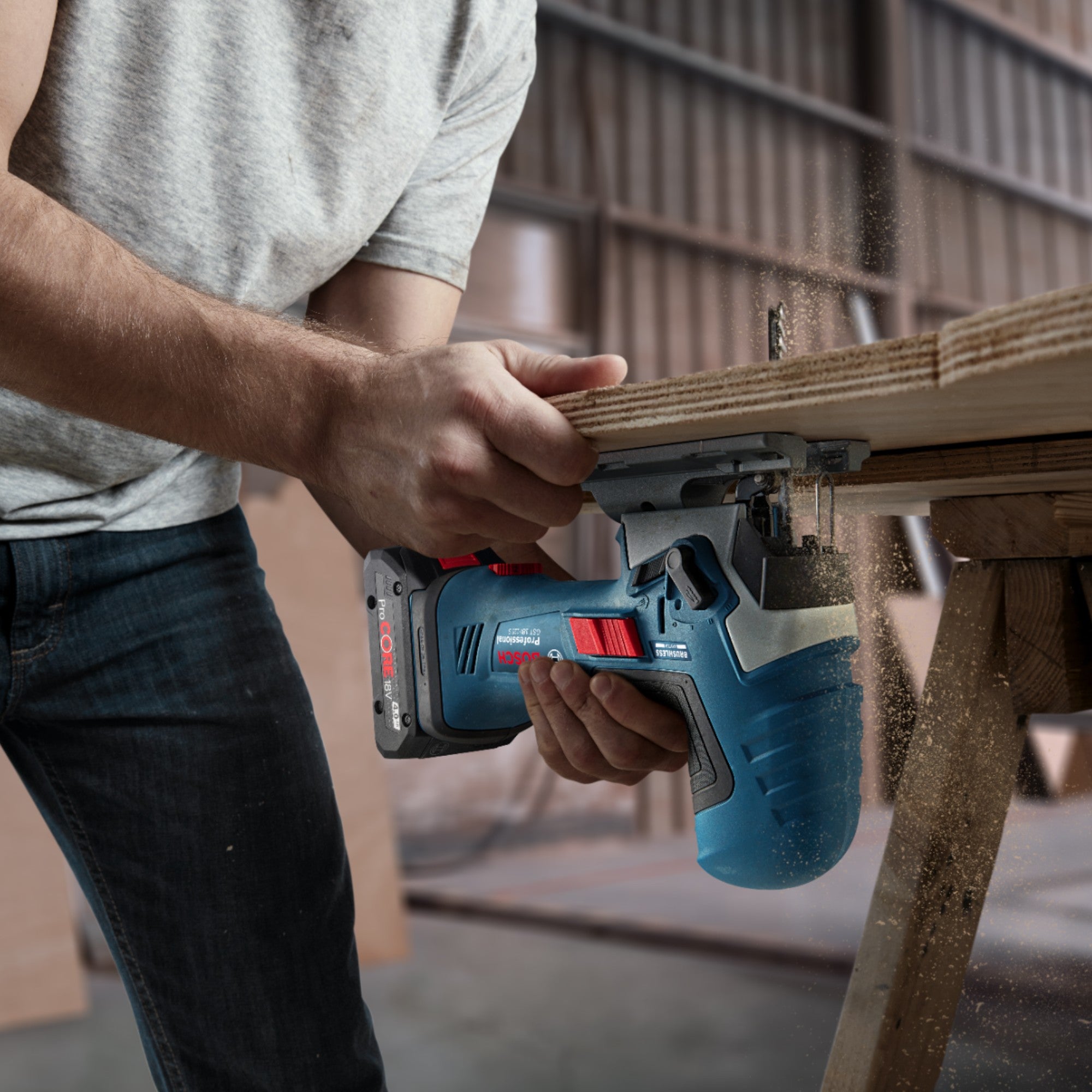 Bosch GST 18V-125 S Professional cordless jigsaw 18 V 125 mm brushless ...