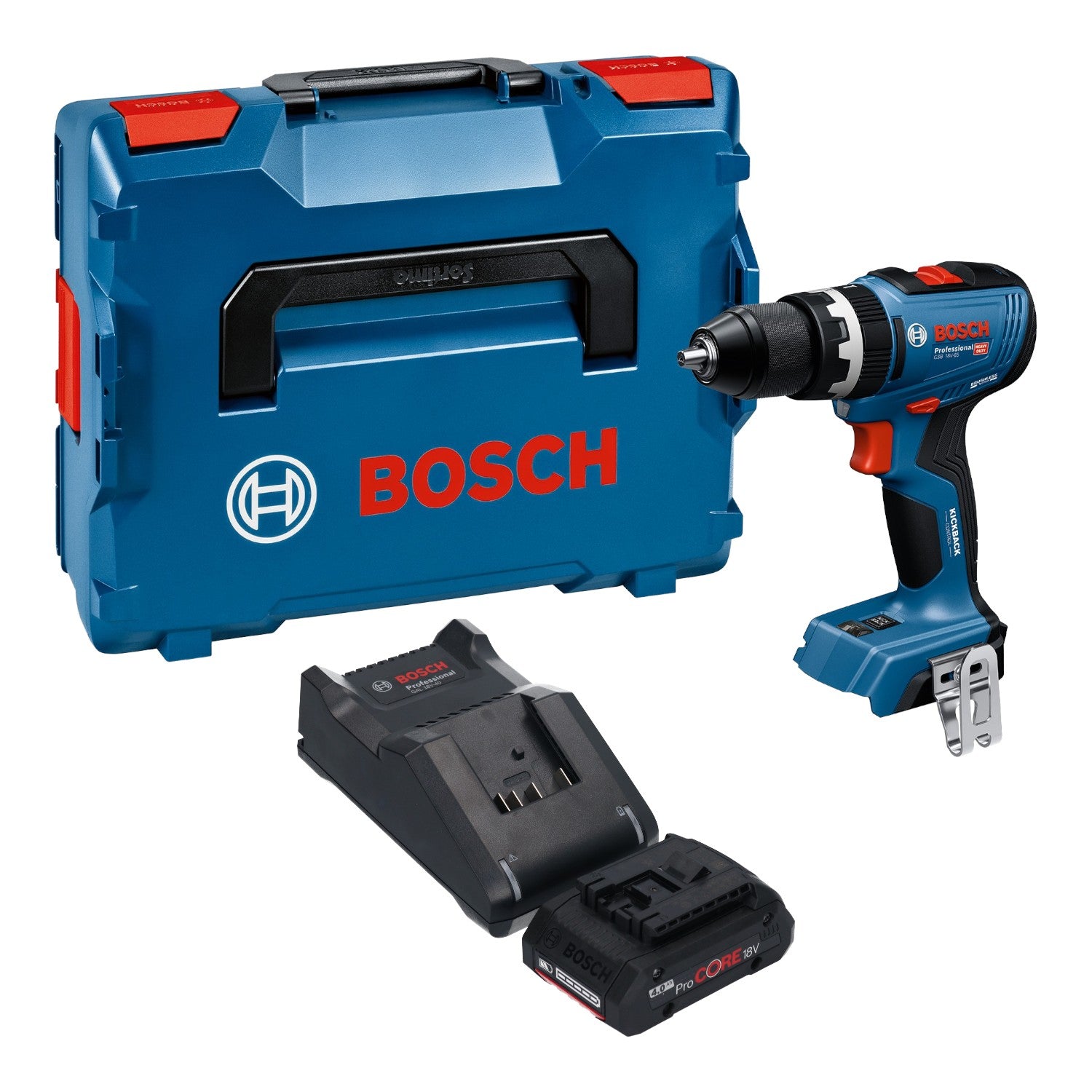 Bosch GSB 18V-65 Professional Akku Schlagbohrschrauber 18 V 65 Nm Brus ...