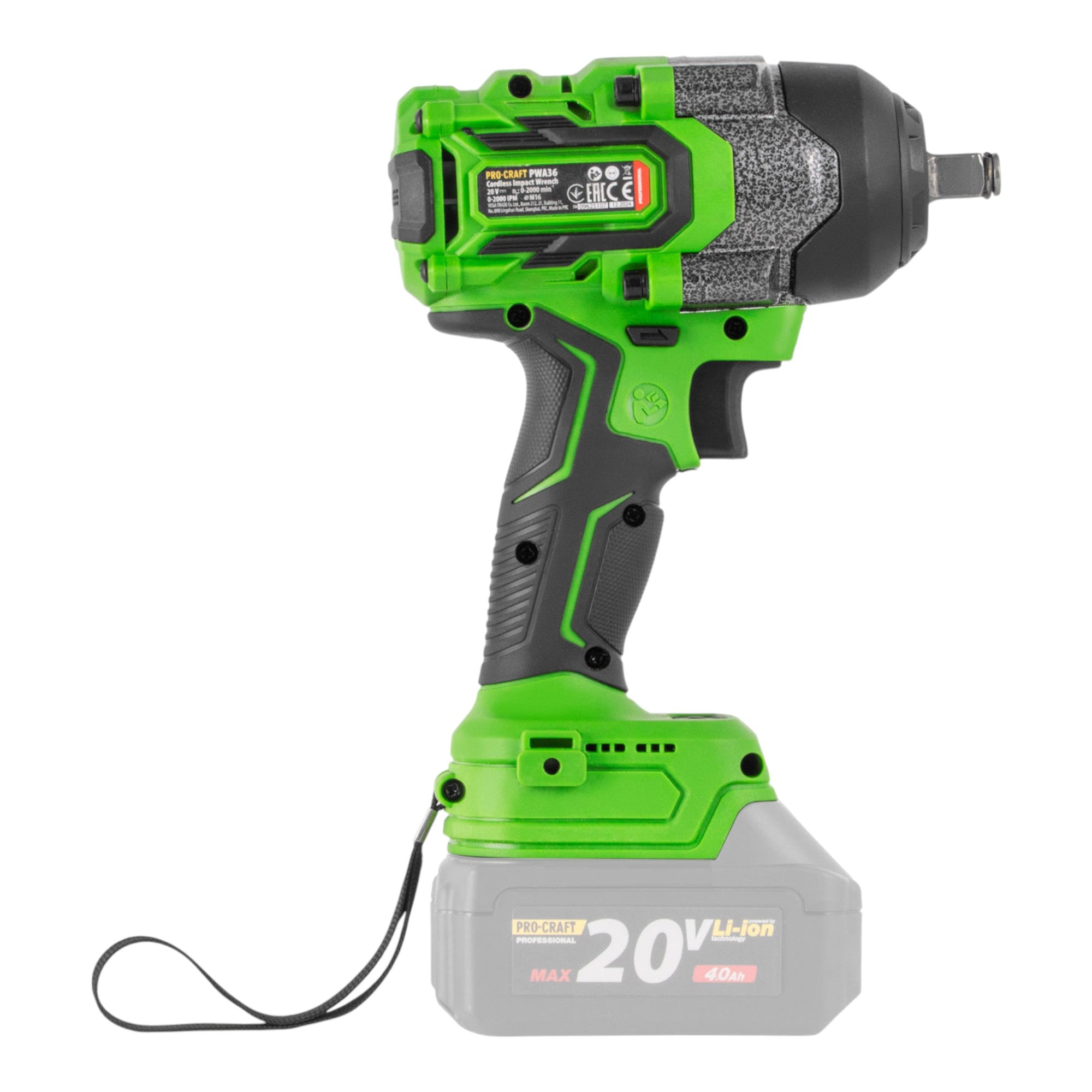 Procraft PWA36bb Akku Schlagschrauber 20 V 850 Nm 1/2" Brushless + 1x – Toolbrothers