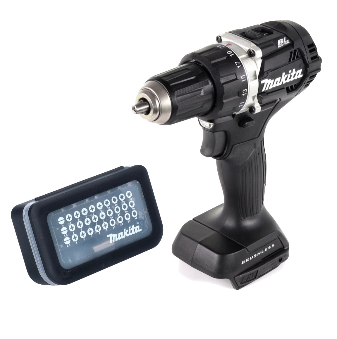 Makita DDF 484 ZB Akku Bohrschrauber 18 V 54 Nm Brushless schwarz + Bi – Toolbrothers