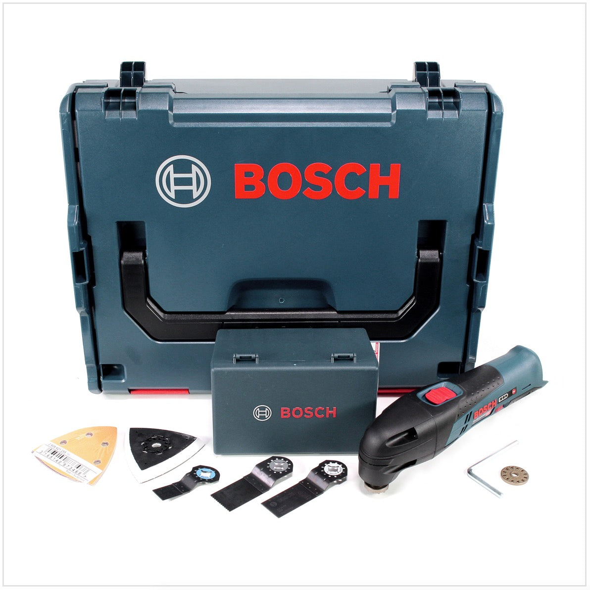 Bosch Professional GOP 12V-Li Cordless Multi-Cutter + Carry Case L-Box ...